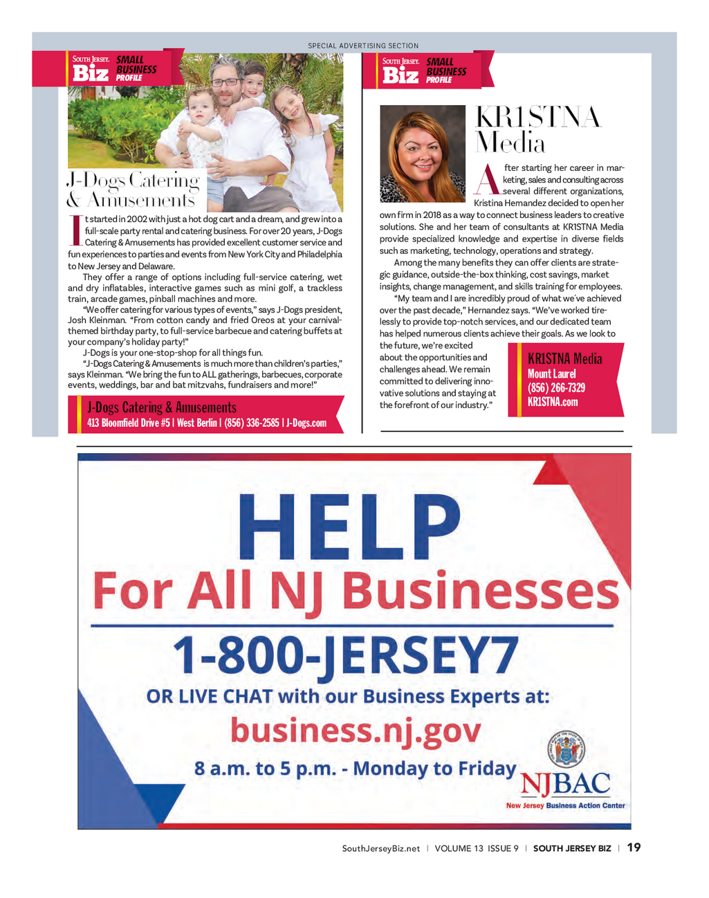 South Jersey BIZ - Issue #9 (September 2023)