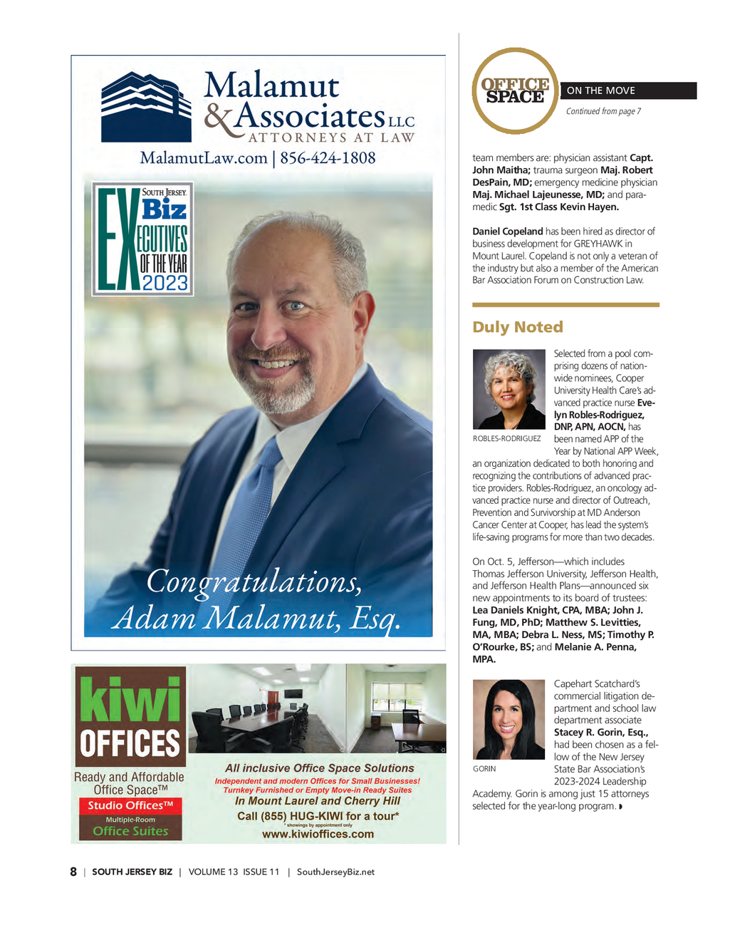South Jersey BIZ - Issue #11 (November 2023)